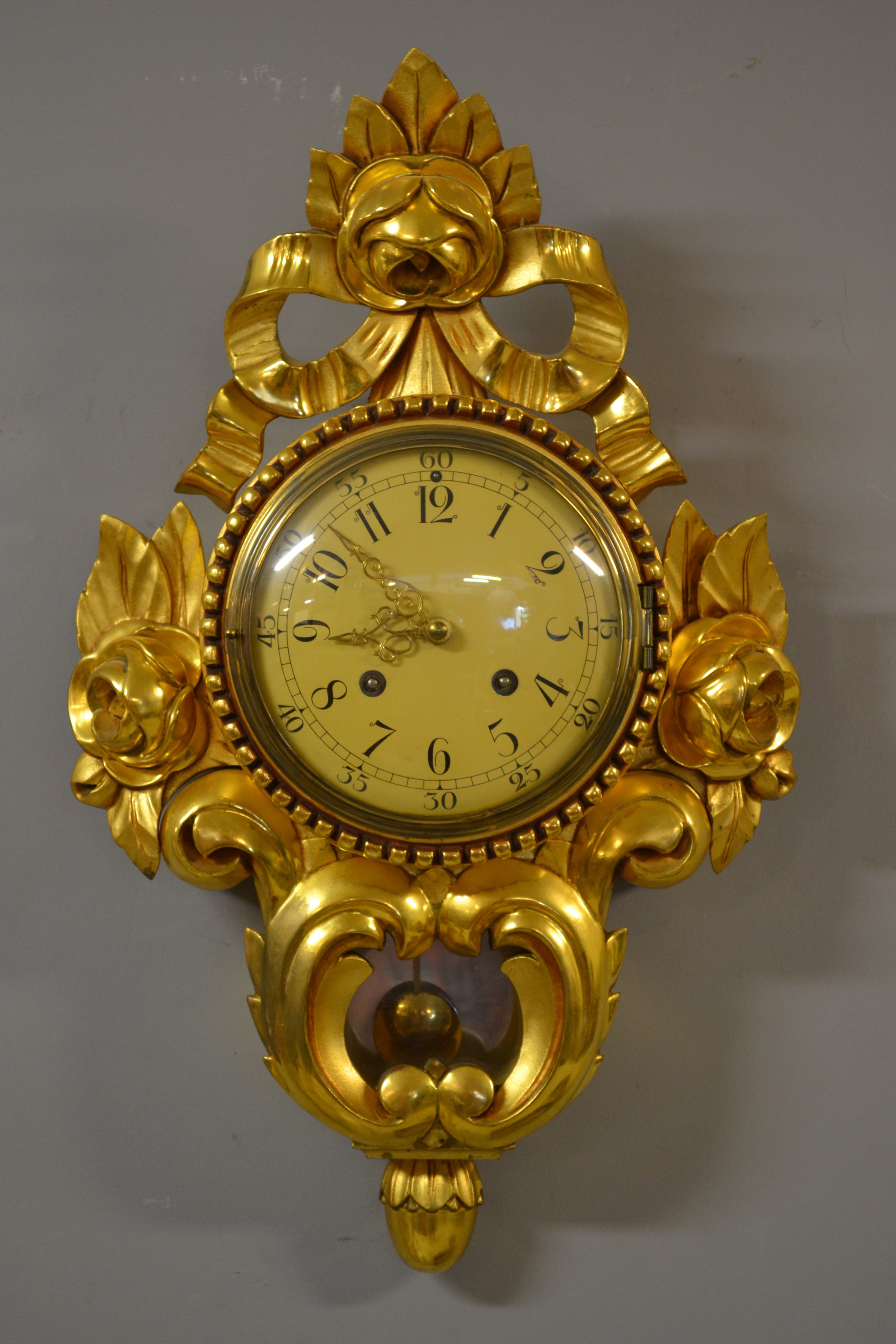 Guldpendyl. Westerstrand. | Auktion